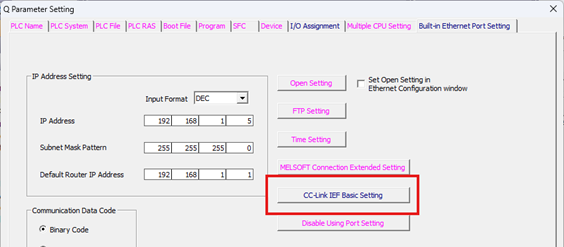 [터크]_터크 모듈의 CC-Link IE Field Basic 연결 방법(mitsubishi PLC) – Turck Korea
